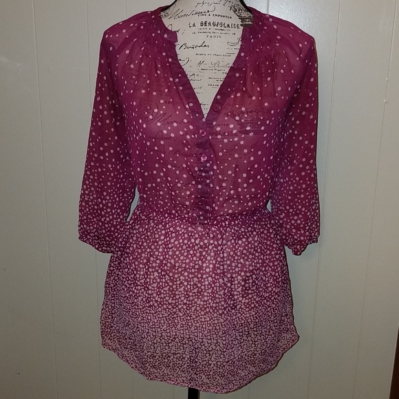 Mossimo Supply Co. | Tops | Mossimo Sheer Pink Ombre | Poshmark